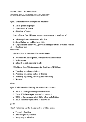 Management Model Exit-Exam - Name: -Din Deresa- General Instruction ...