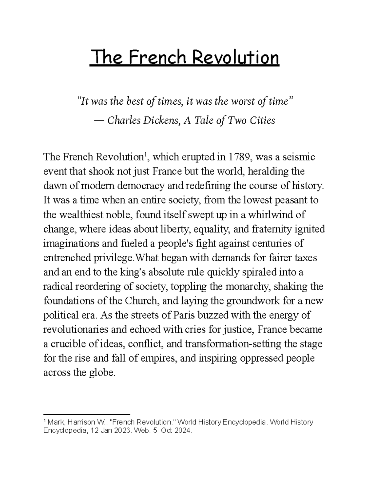 Causes of the French Revolution: Key Political, Social & Economic ...