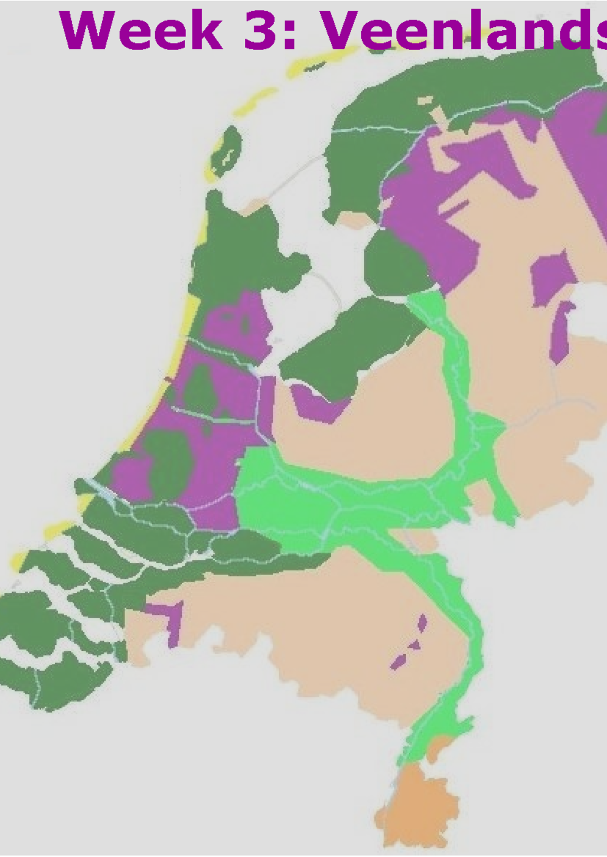 Landschapgeografie (Landschap 101) - Veenlandschappen Samenvatting ...