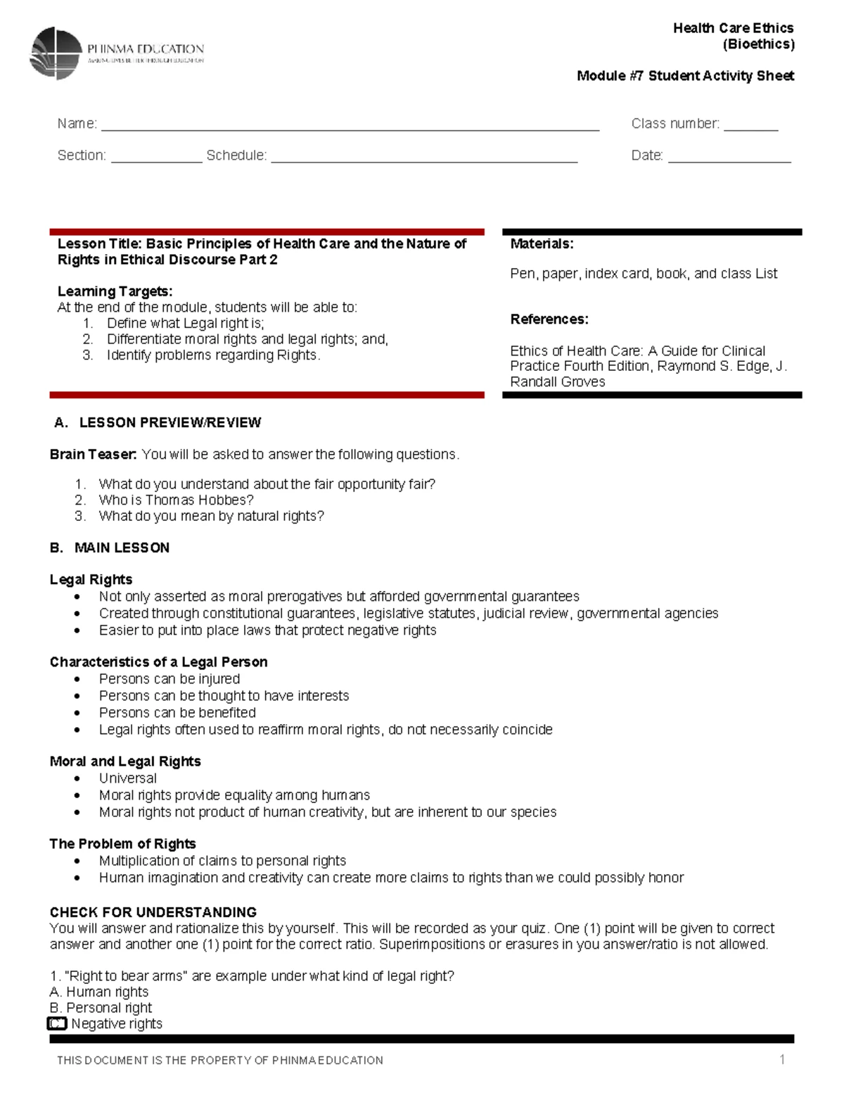Earth and Life Science Q1 Module 14 - Earth and Life Science Quarter 1 ...