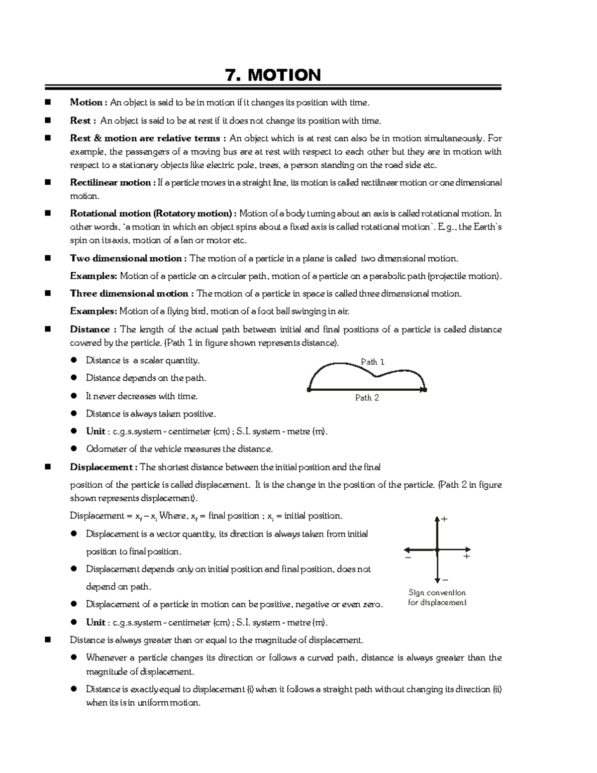 7. Motion: Understanding Key Concepts in Physics - Studocu