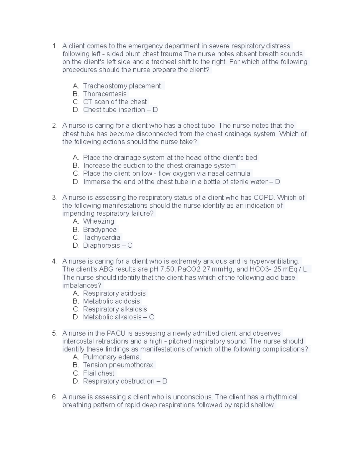 Quiz 7 autoimmune MS - practice questions - Quiz 7 MS- Autoimmune 1-A ...
