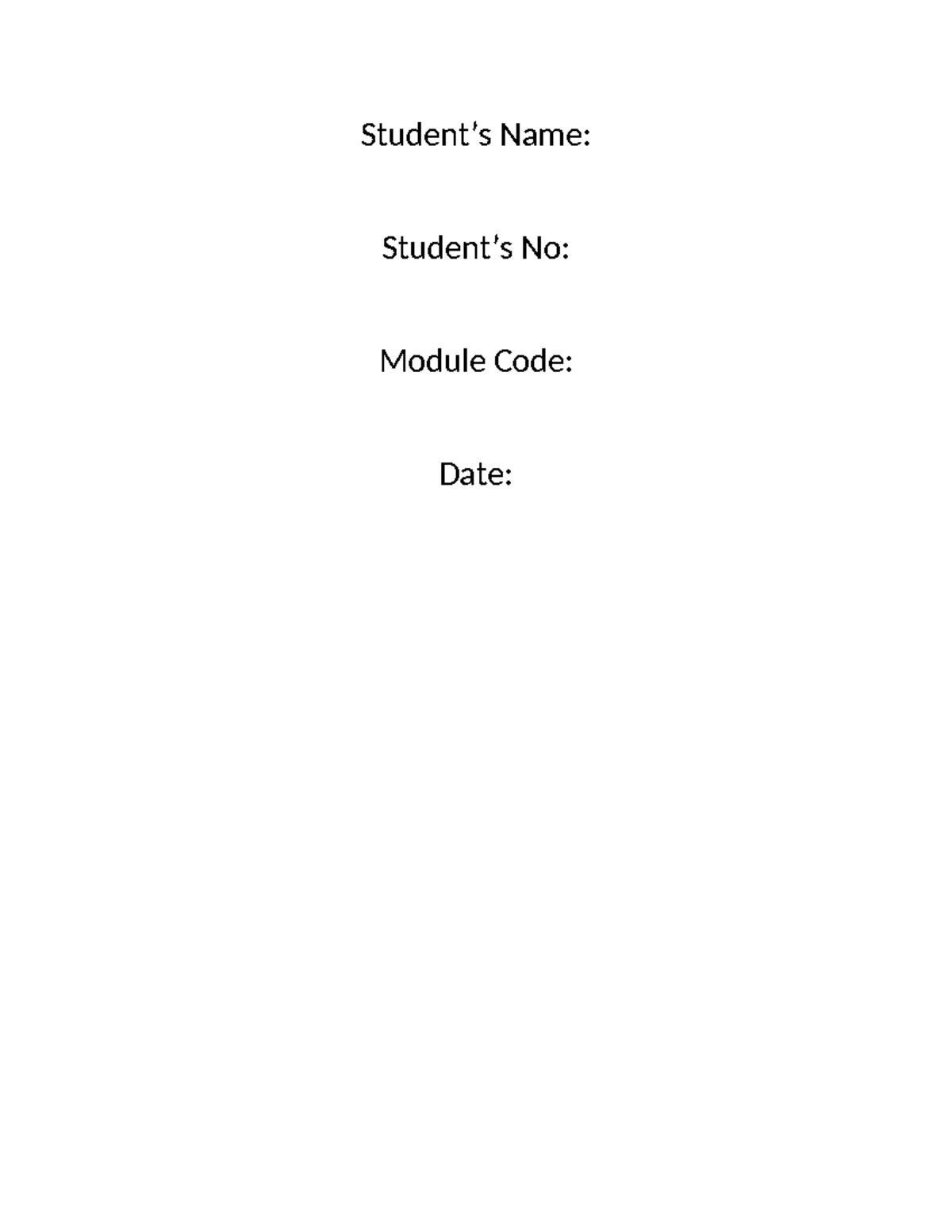 Stress Final Exam - Mathematics Assessment (Module Code: STRESS) - Studocu