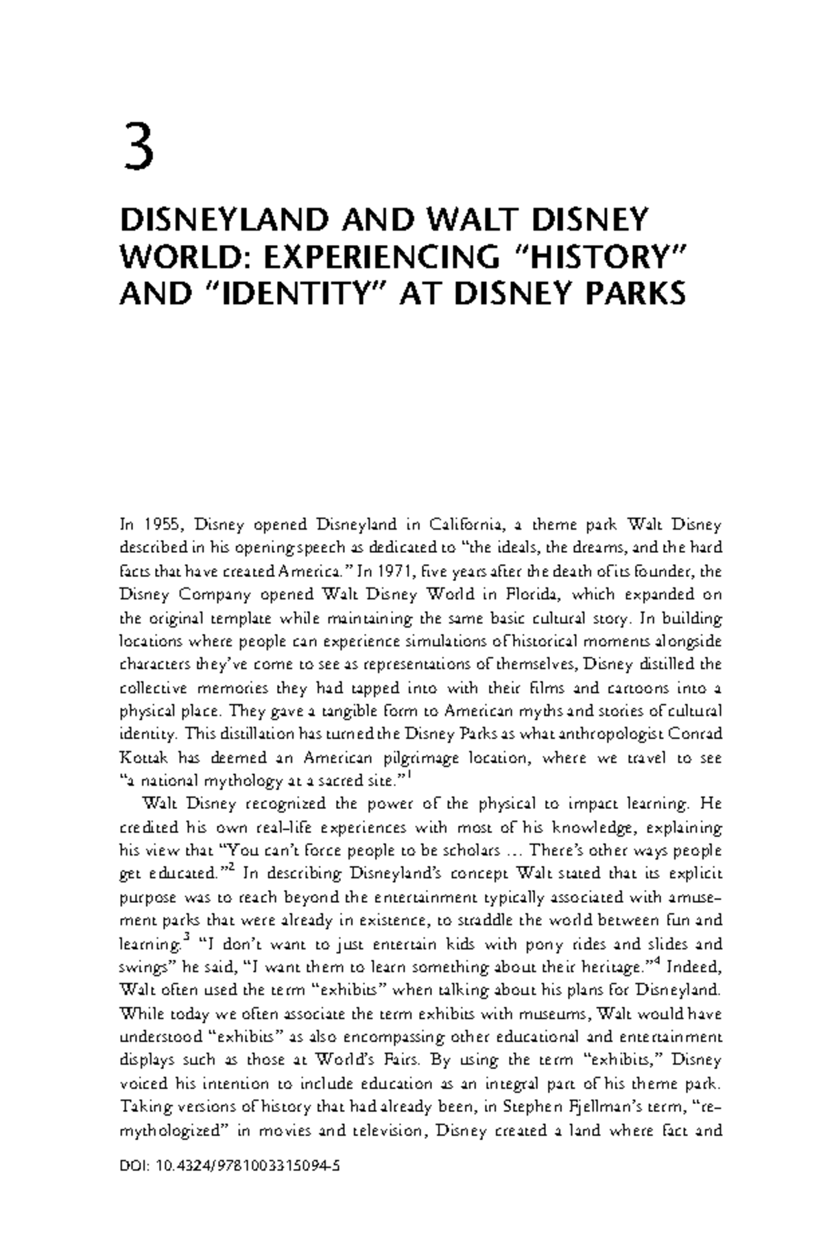 01 Bemis Experiencing History and Identity at Disney Parks - 3 ...