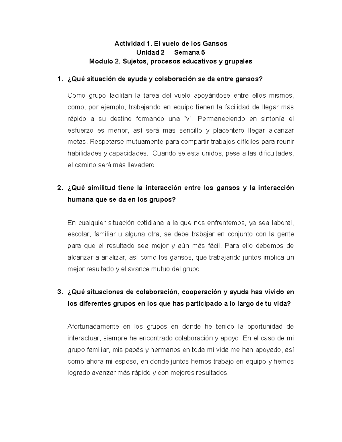 Actividad 1: El Vuelo de los Gansos - Unidad 2, Semana 5, Módulo 2 ...