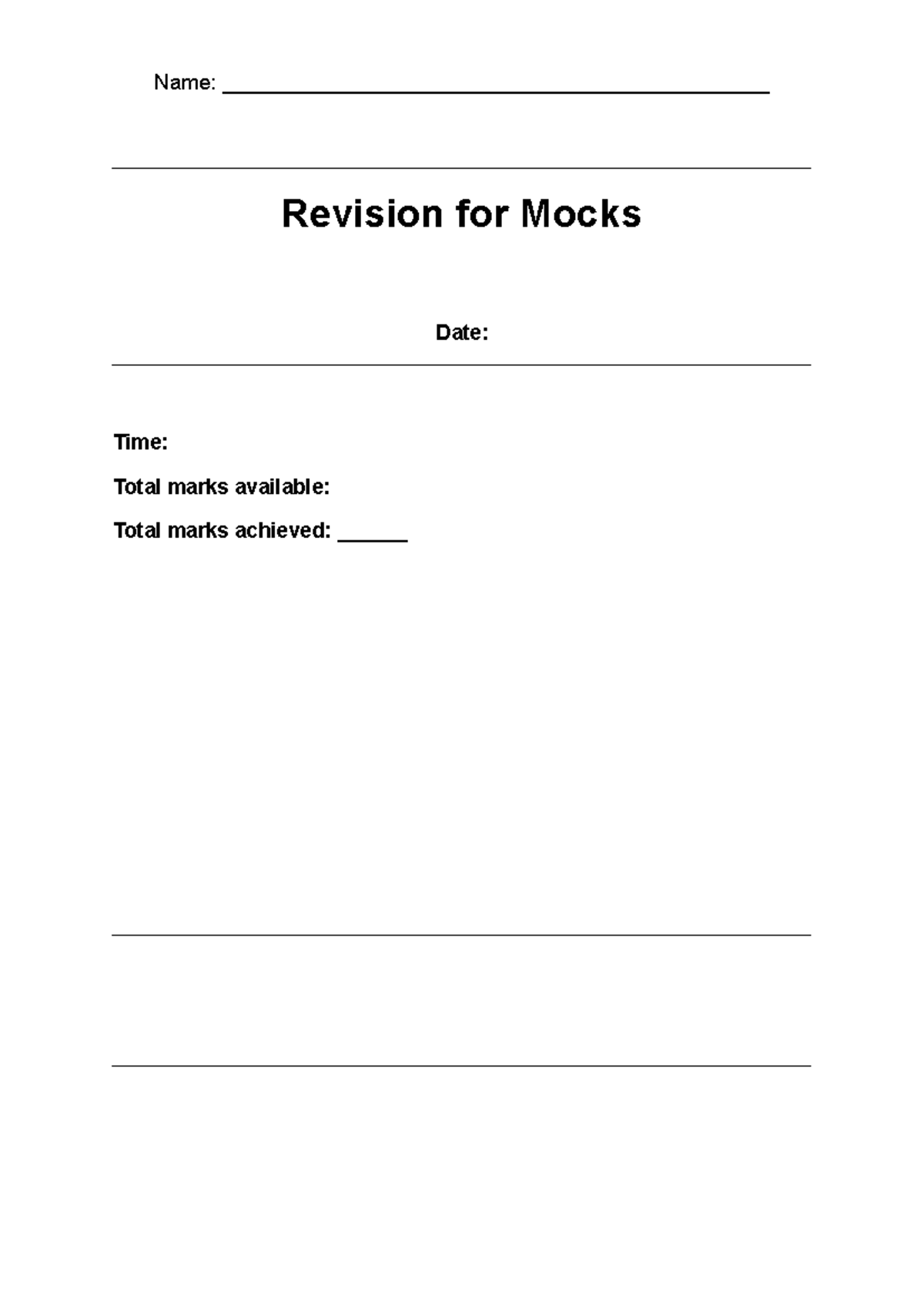 Revision Questions for Mocks - HGTBRFYHTF - Studocu