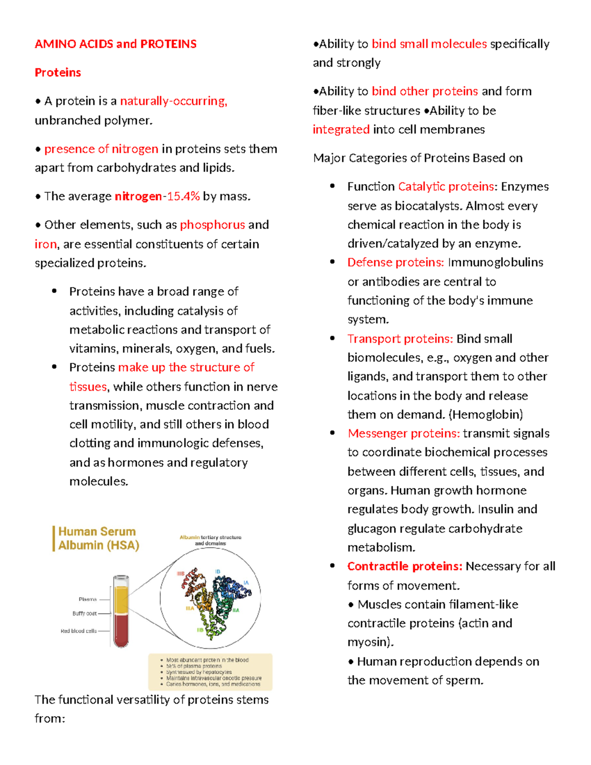 Amino Acids and Proteins Overview: Functions, Structures, and Types ...
