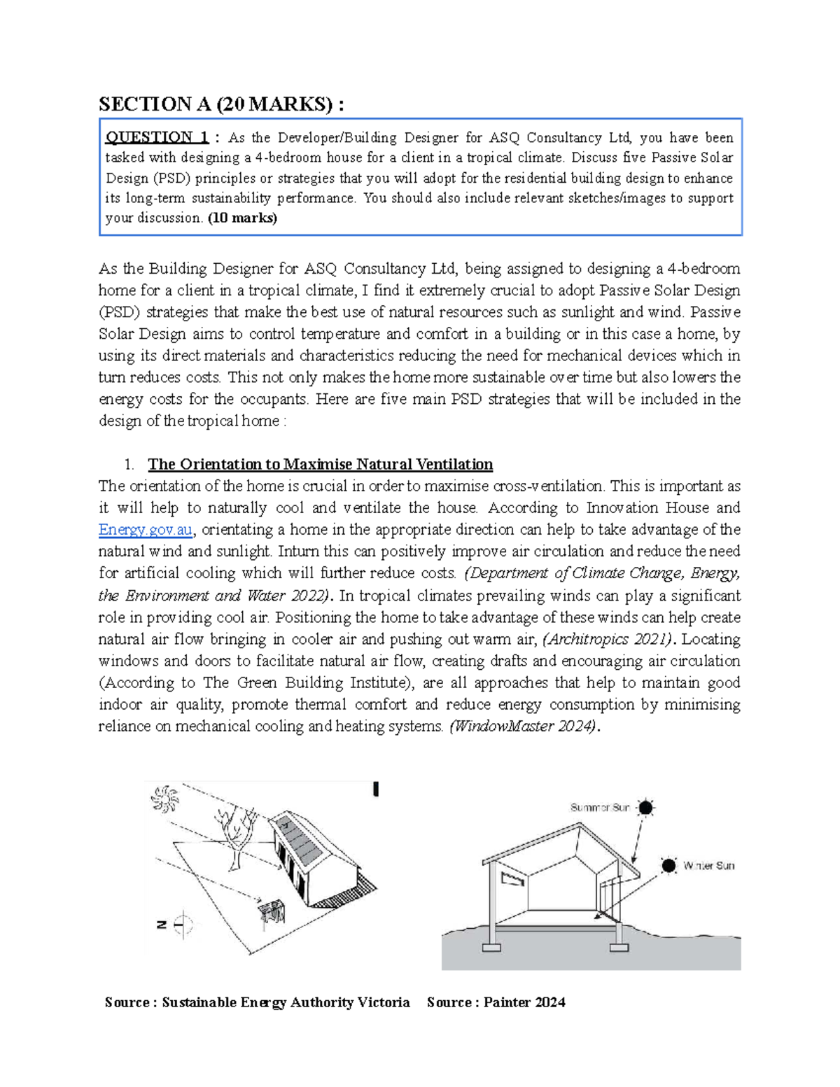 RSD Building TSK 3 - Passive Solar Design Strategies for Tropical Homes - Studocu