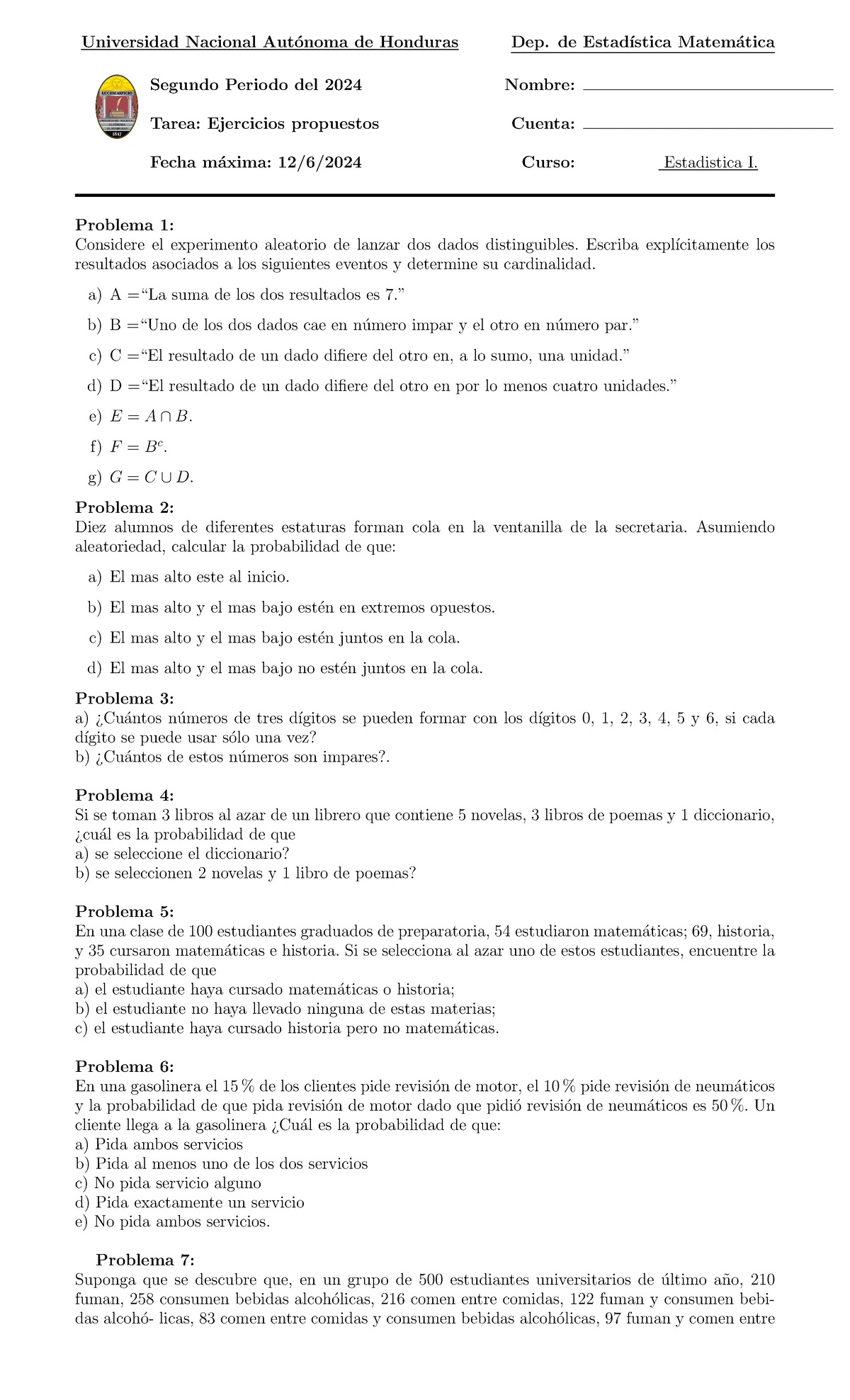 Planificacion de mm401 - Universidad Nacional Autónoma De Honduras UNAH ...