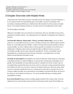 Chapter 4 - Summary Principles of Economics - Chapter 4: The Market ...