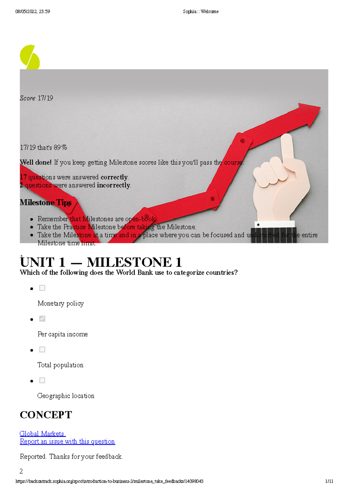 Introduction to Business 2: Milestone 1 Overview and Tips - Studocu