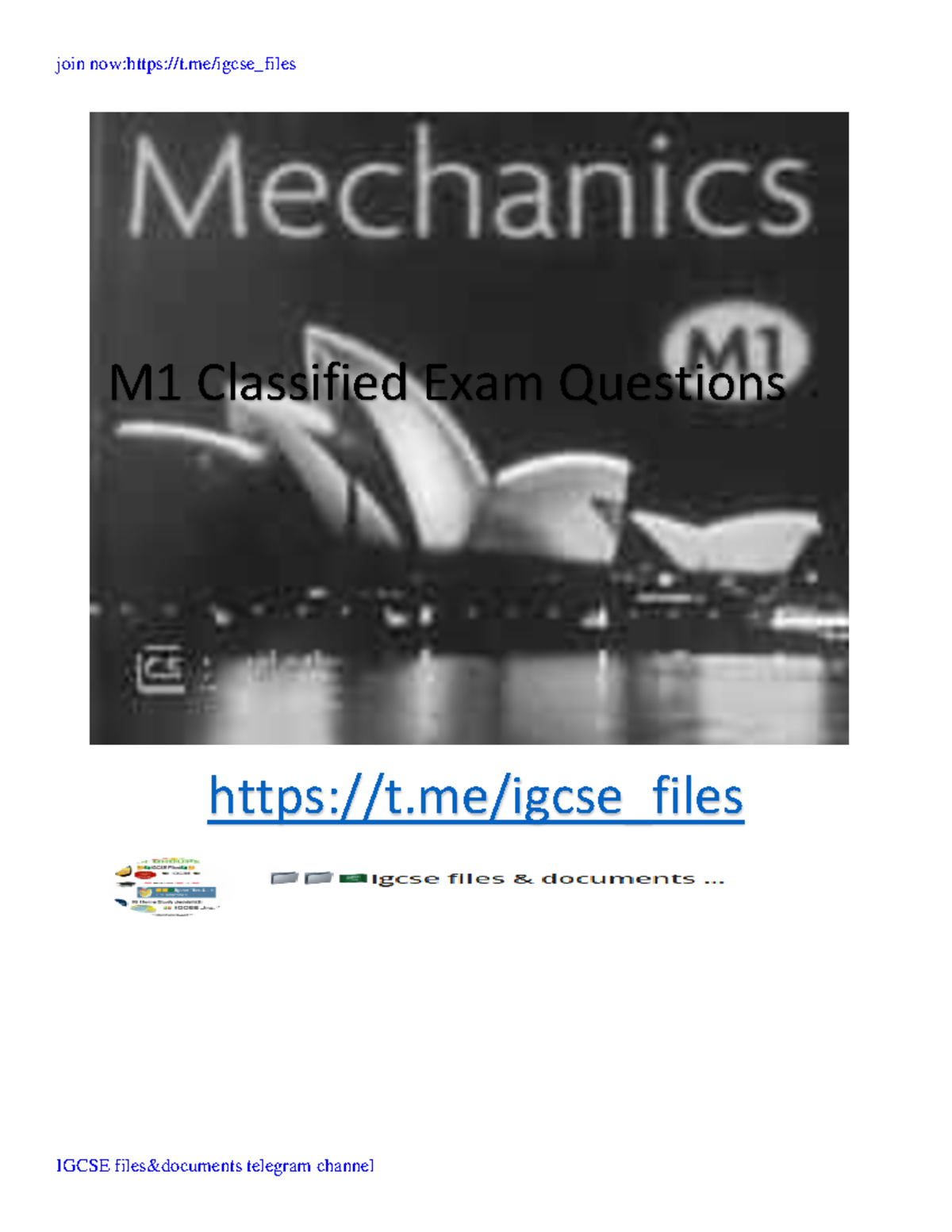 Mathematics As Edexcel M1 Topical Exam questions - t/igcse_files M1 ...