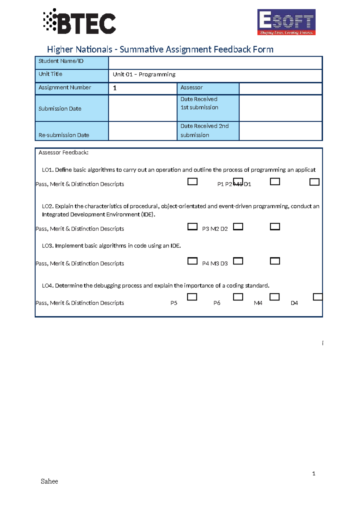 Unit 01 Programming Assignment: Building a Leave Management System ...