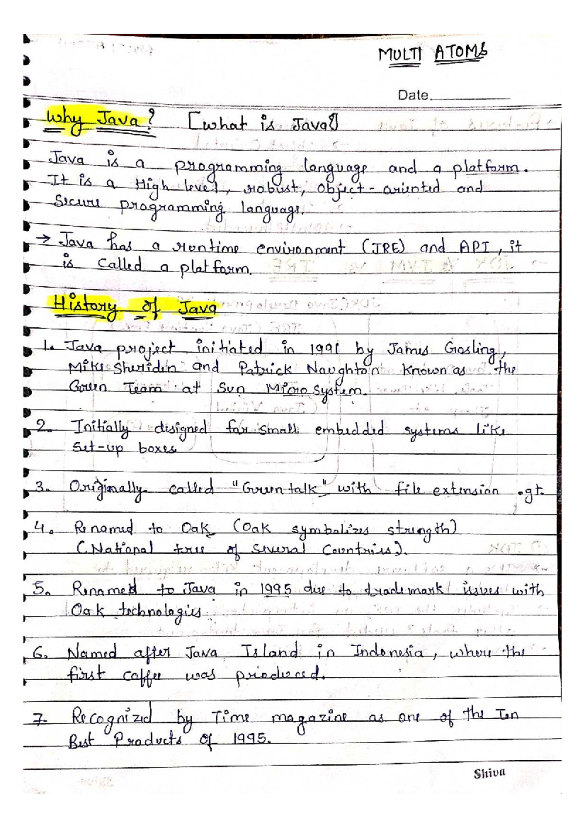 Java Unit 1 Overview: Features, Structure & Development Insights - Studocu