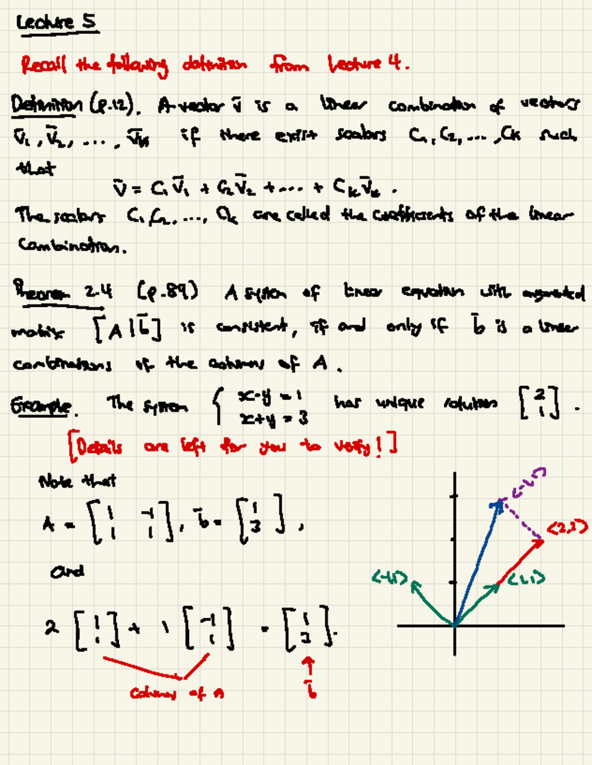 Lecture-05 - Lecture Notes - 5 Recall the following definition from ...