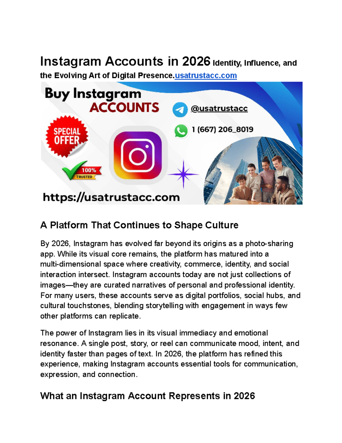 Best Instagram Accounts to Buy in 2026: A Guide to Digital Investment ...