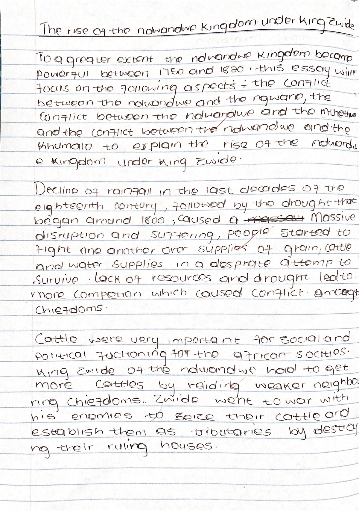 PRO evidence - Note - The rise 07 the ndwandwe kingdom under king Zwide ...