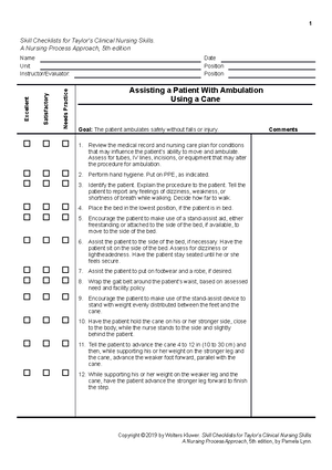 Irrigating a Nasogastric Tube Connected to Suction - 1 Skill Checklists ...
