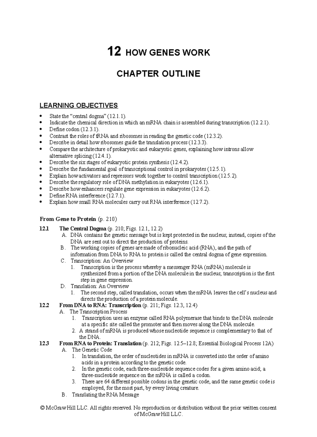 Understanding Gene Expression: Transcription & Translation (BIO 12 ...