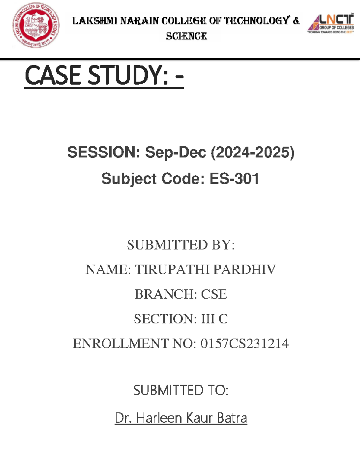 ES-301 Case Study on Air Pollution: Examining Causes & Solutions - Studocu