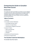 CSC - Canadian Seceuirites Course - Studocu