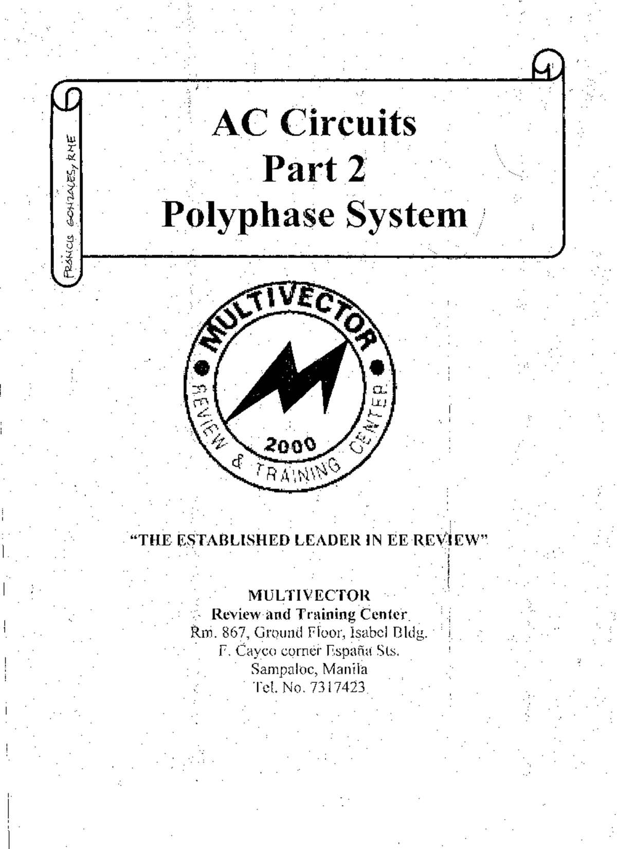 AC Circuits 2: Final Exam on Polyphase Systems - Studocu