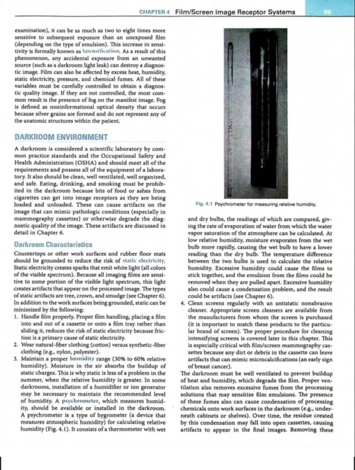 CHAPTER 4 Image Receptor Systems: Understanding Darkroom Practices ...