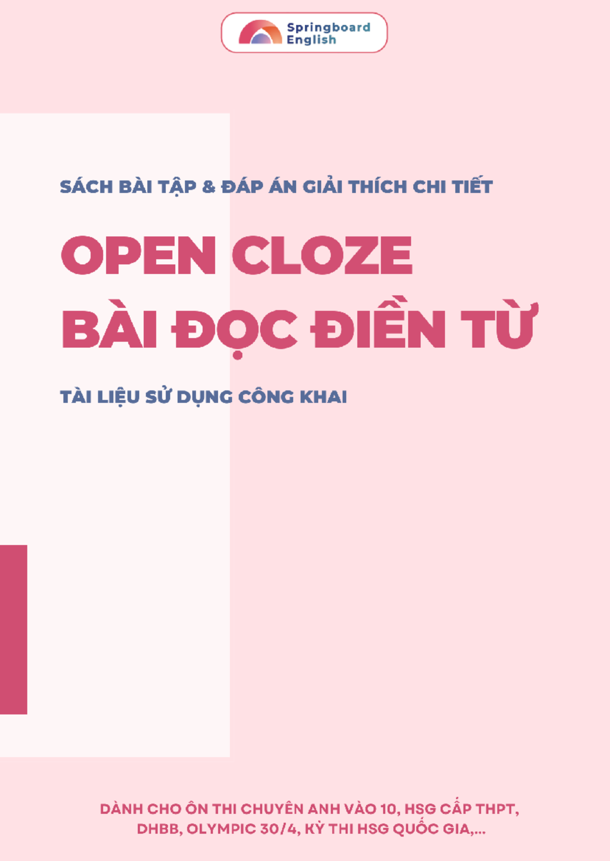 OPEN CLOZE TESTS: SUMMARIZED GUIDELINES AND PRACTICE EXAMPLES - Studocu