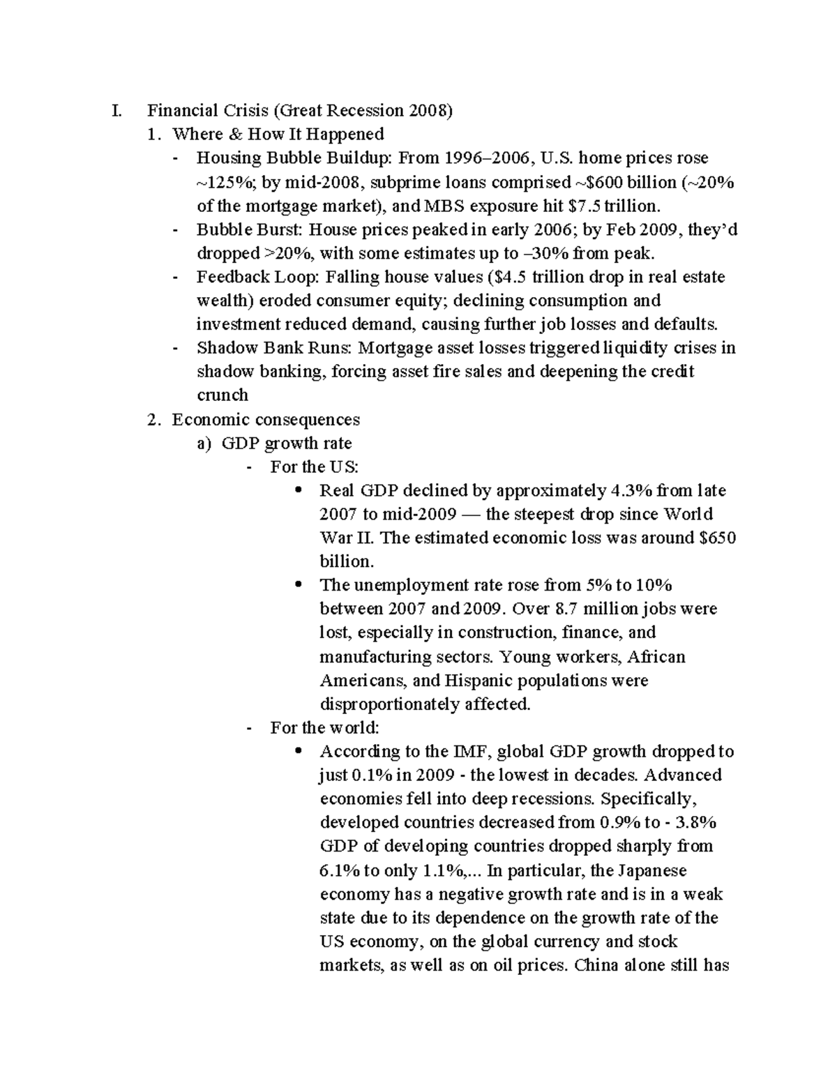 Financial Crisis (ECON 101): The Great Recession of 2008 Explained ...
