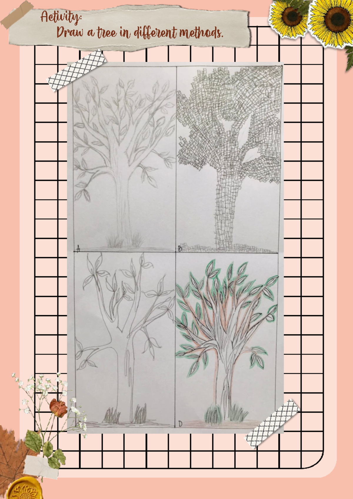 Activity Analysis: Drawing a Tree and Its Meaningful Dimensions - Studocu