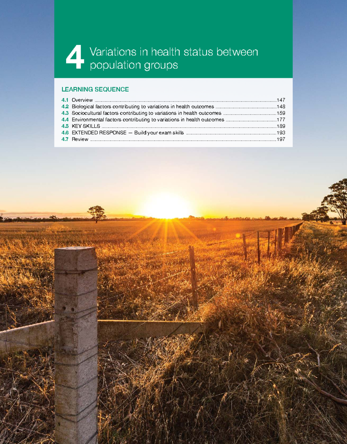 Chapter 4 - Variations in Health Status Between Population Groups (VCE ...