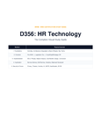 D356 - HR Technolody - Studocu