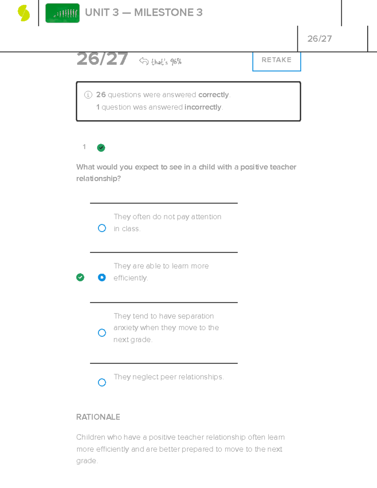 Lifespan Psychology: Unit 3 - Comprehensive Review Milestone 3 - Studocu