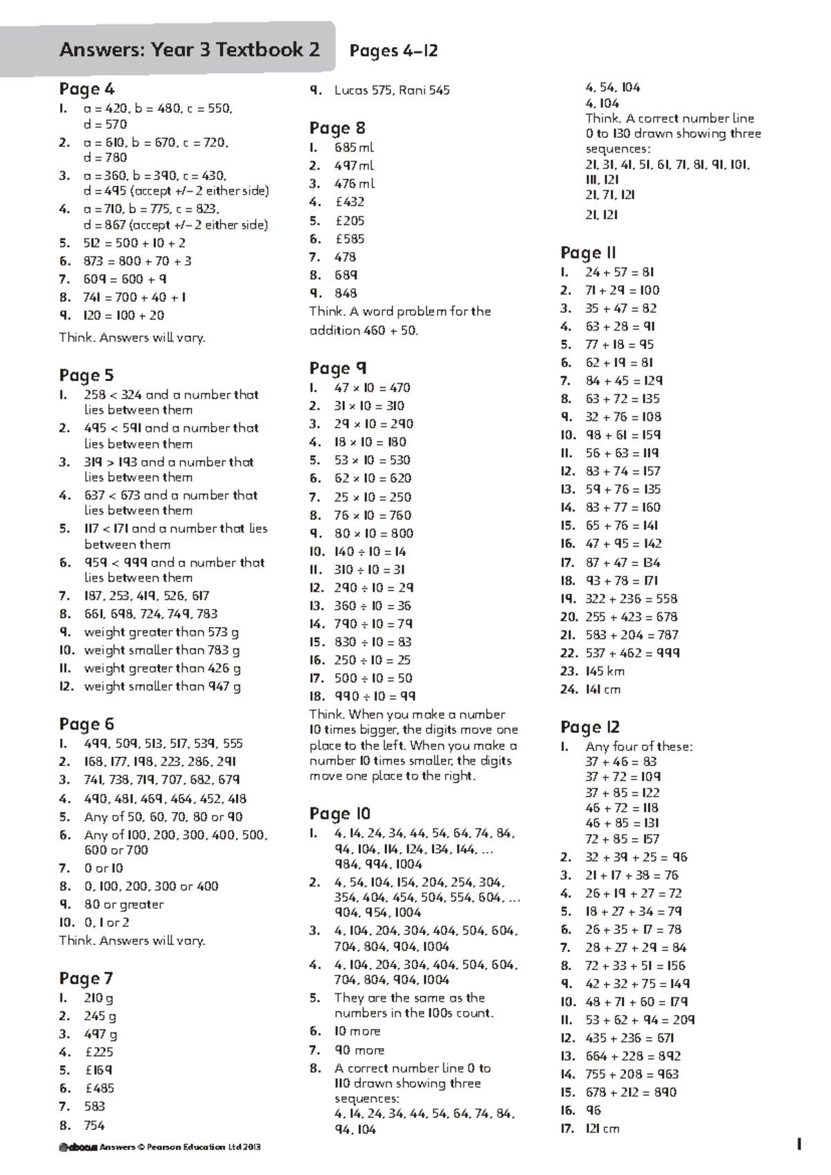 Y3 TB2 Answers: Comprehensive Solutions for Year 3 Textbook - Studocu