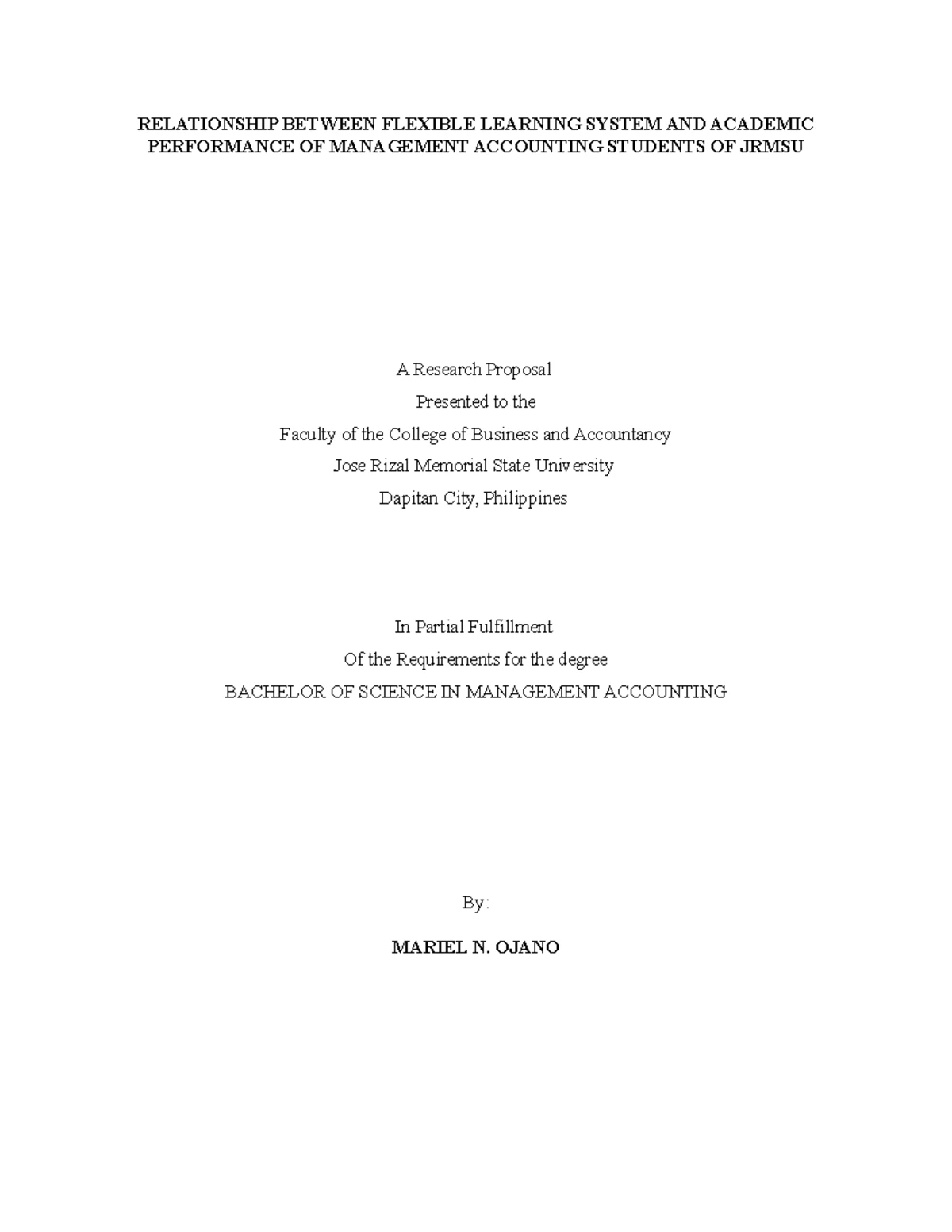 Barangay Project Proposal Format and Guidelines for Development - Studocu