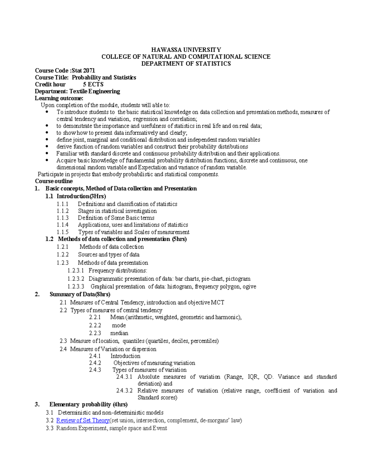 Stat 2071: Lecture on Probability and Statistics Concepts and Methods ...