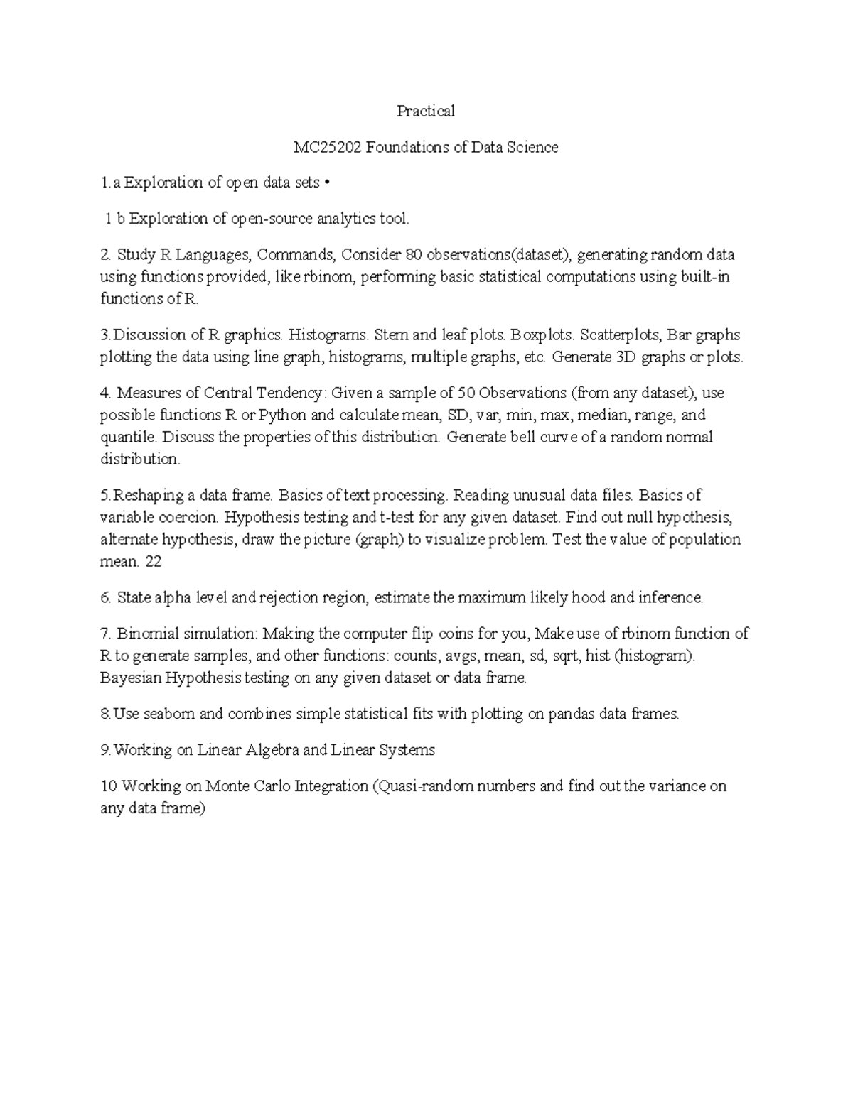 Practical MC25202: Foundations of Data Science - Data Exploration ...