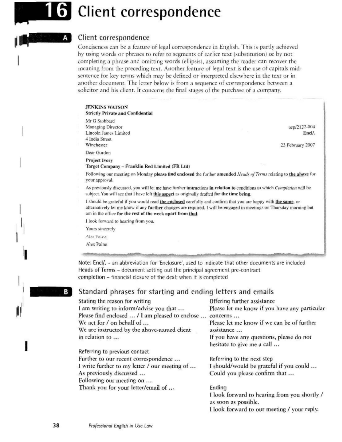 Client Correspondence: Legal Communication Techniques and Examples ...
