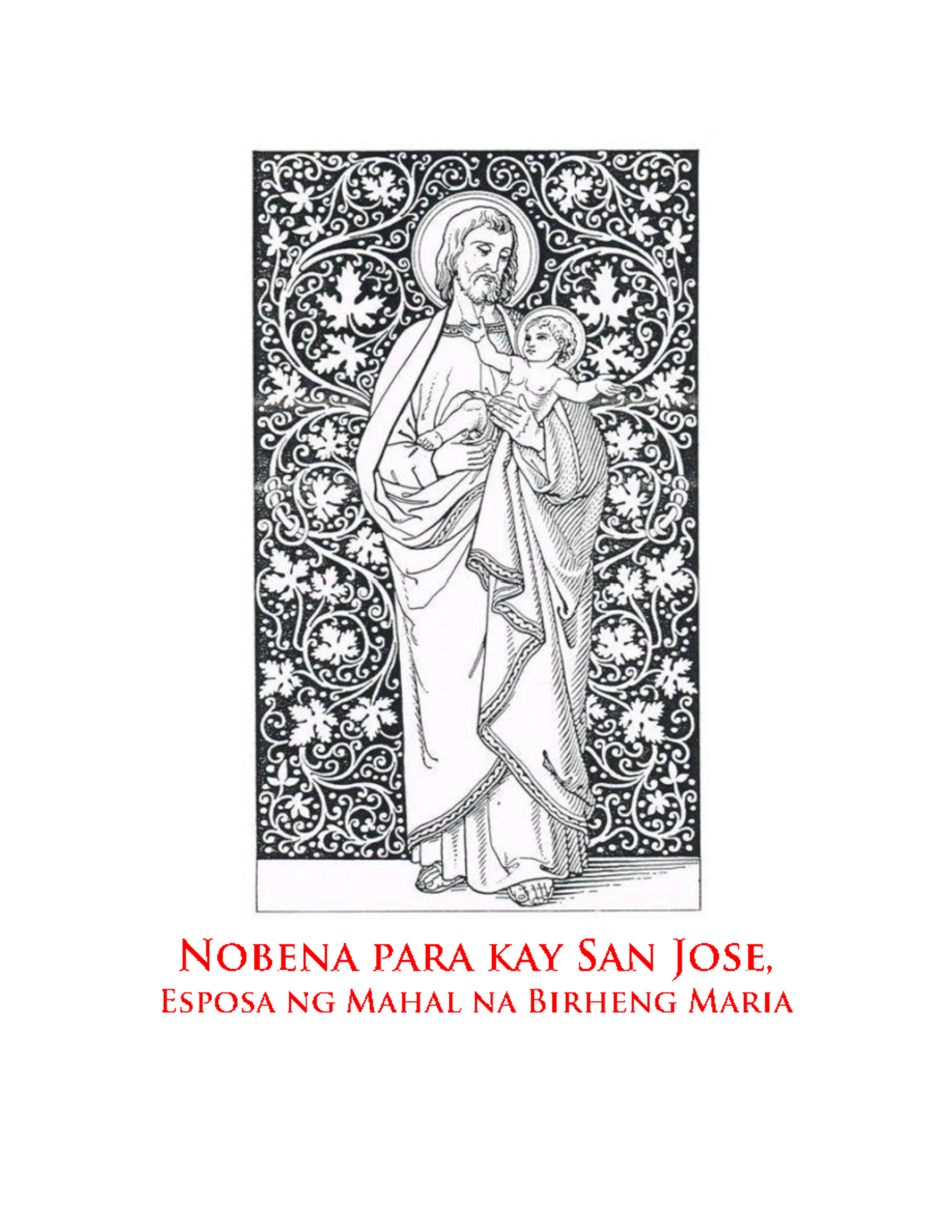 Nobena para kay San Jose: Panalangin at Pag-aalay - Studocu