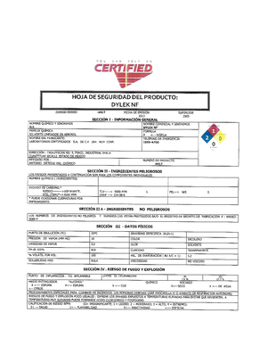 7.- Permatex sellador - HDS - LA HOJA DE DATOS DE SEGURIDAD Fecha de revisión 13-may-2019 ...
