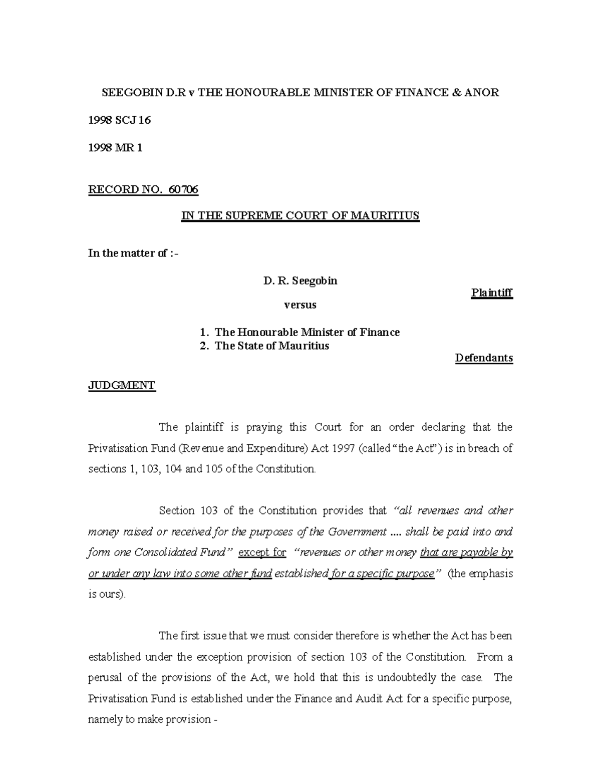 Seegobin-d-r-v-honourable-minister-finance-and-anor1998-scj-16-1998-mr ...