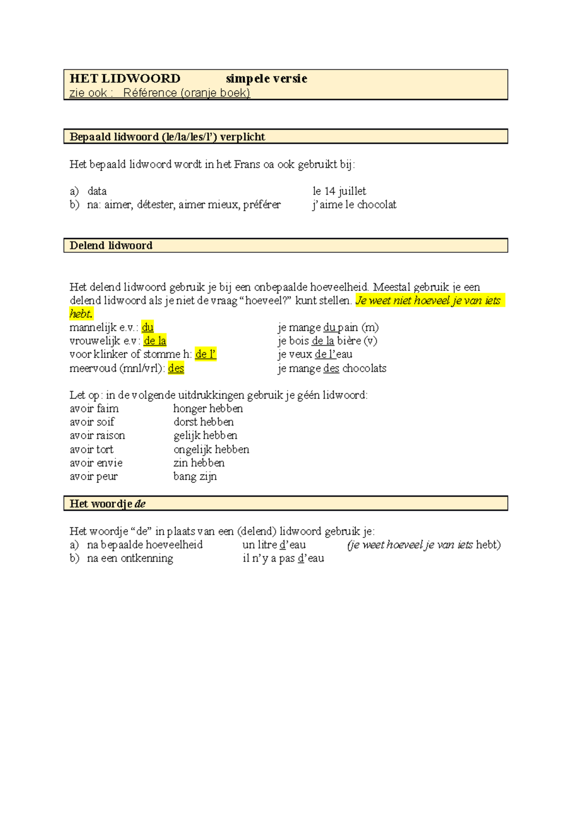 Aant lidwoord en opdracht simpele versie - English A: Language and ...