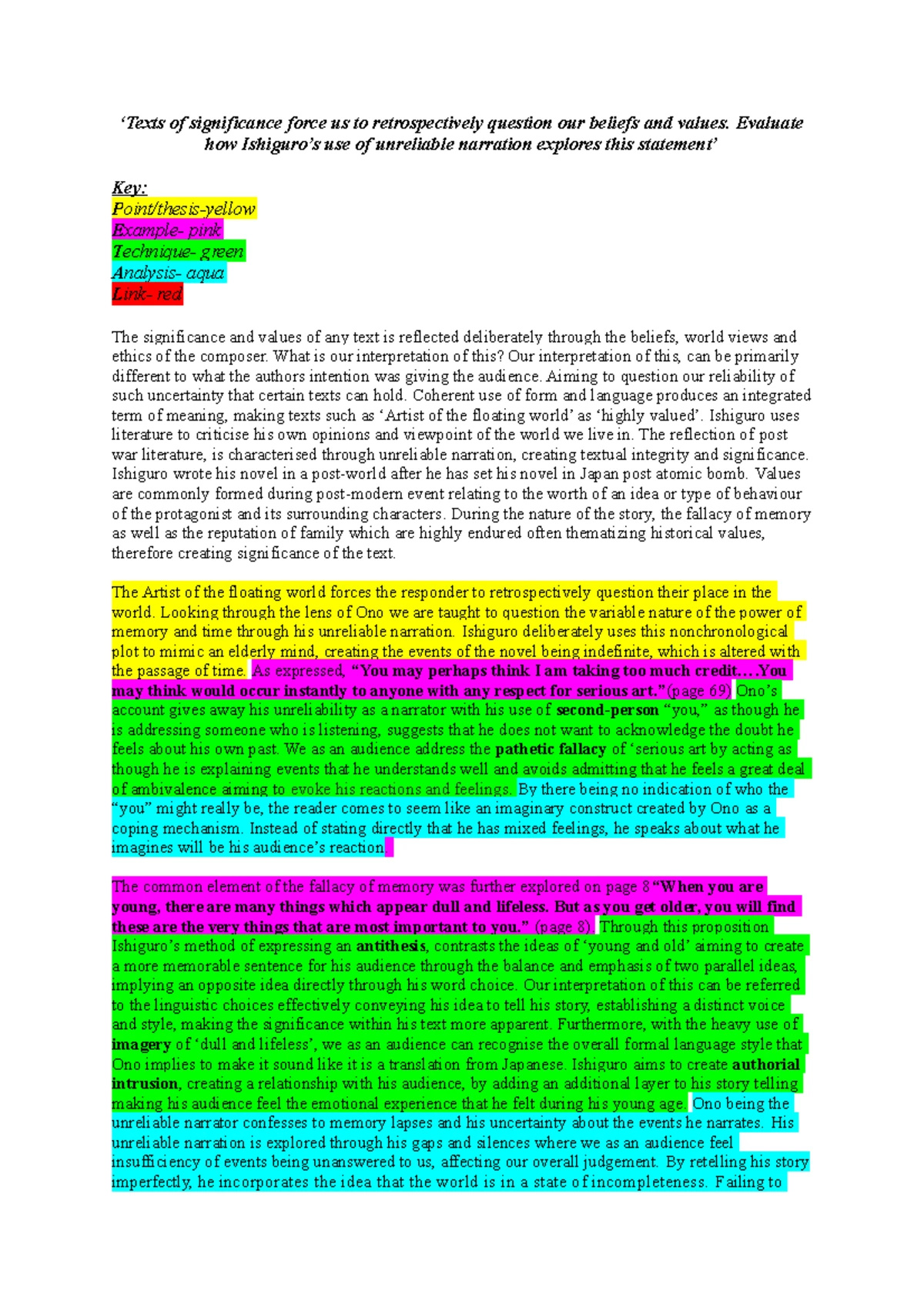 THE Samaritan Excerpts S1 - THE SAMARITAN POSSIBLE KCSE EXCERPTS A ...