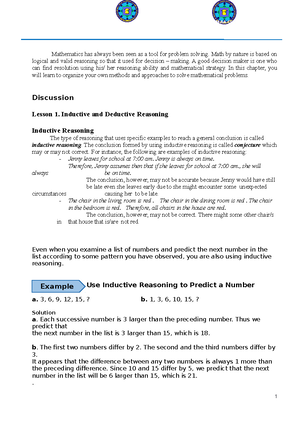 Module 4 Data Management - Module 4 Math 21: Mathematics in the Modern ...