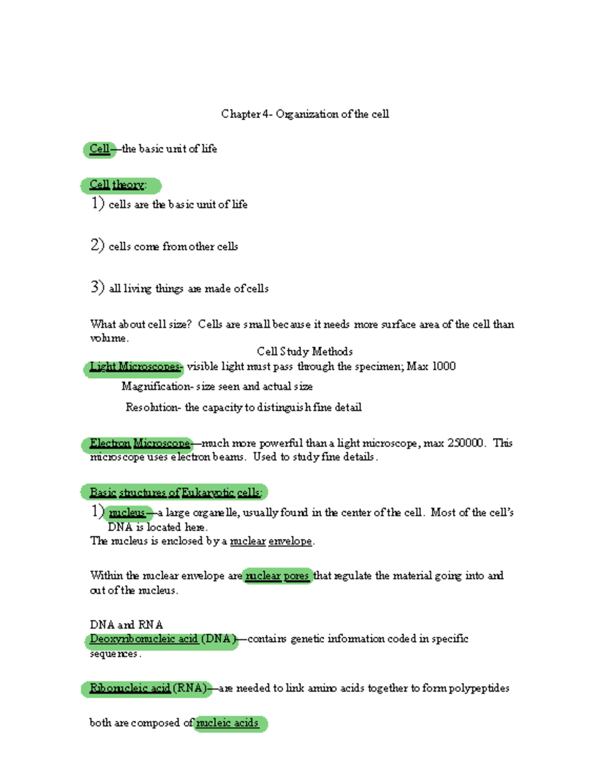 CH 4 & 5 Study Guide: Cell Organization & Membrane Dynamics - Studocu