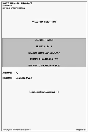 [Solved] What is isizinda - IsiZulu - Home Language - Mandatory - Studocu
