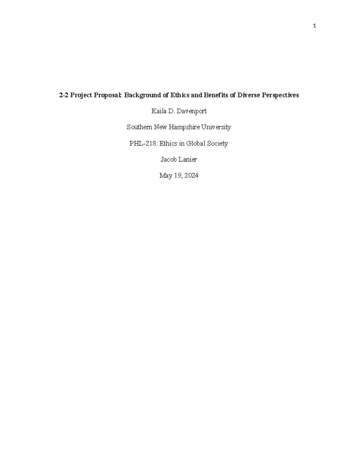 PHL 218 - Climate Change Accountability: 2-2 Project Proposal - Studocu