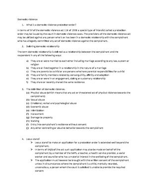 Rescission - APPLICATION FOR RESCISSION GENERAL PRINCIPLES In the High ...