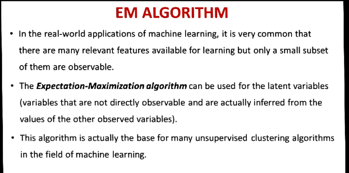 EM Algorithm: Understanding Its Applications and Limitations in ML ...