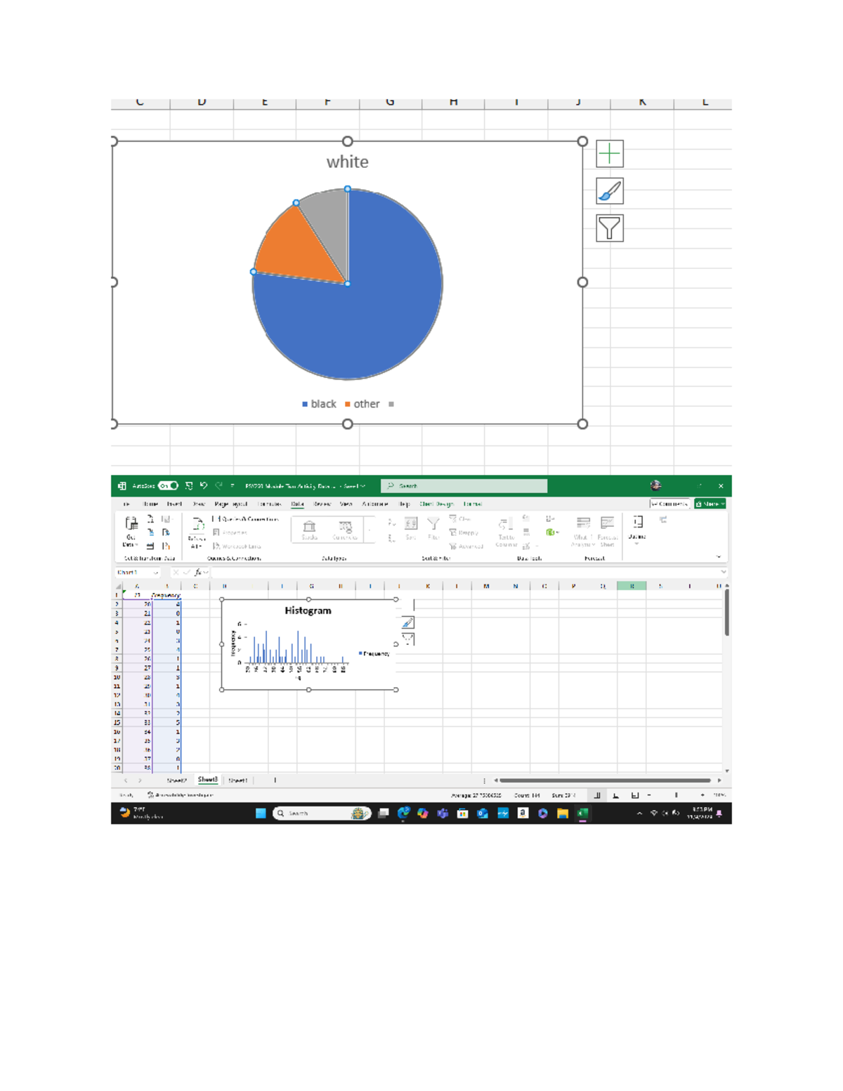 Module Two Activity - BBB - U E G H K L white black other X AutoSave On ...